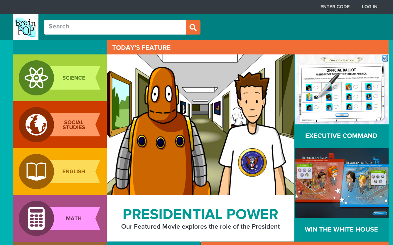 BrainPOP US Content ClassConnect BrainPOP US Content ClassConnect